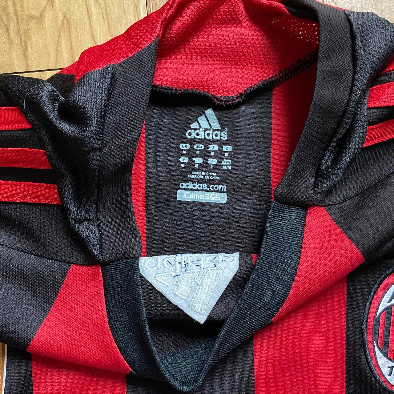 David Beckham AC Milan Jersey Pre-Loved Condition.... - Depop