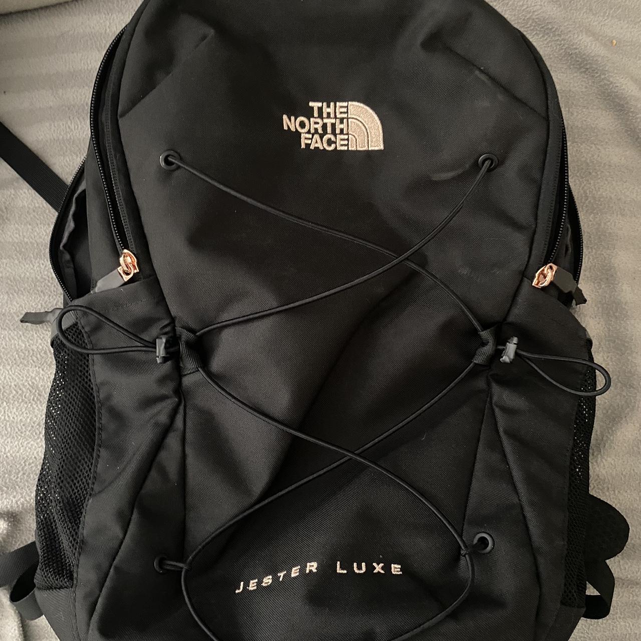Jester Luxe backpack - rose gold & black. Used for 2... - Depop