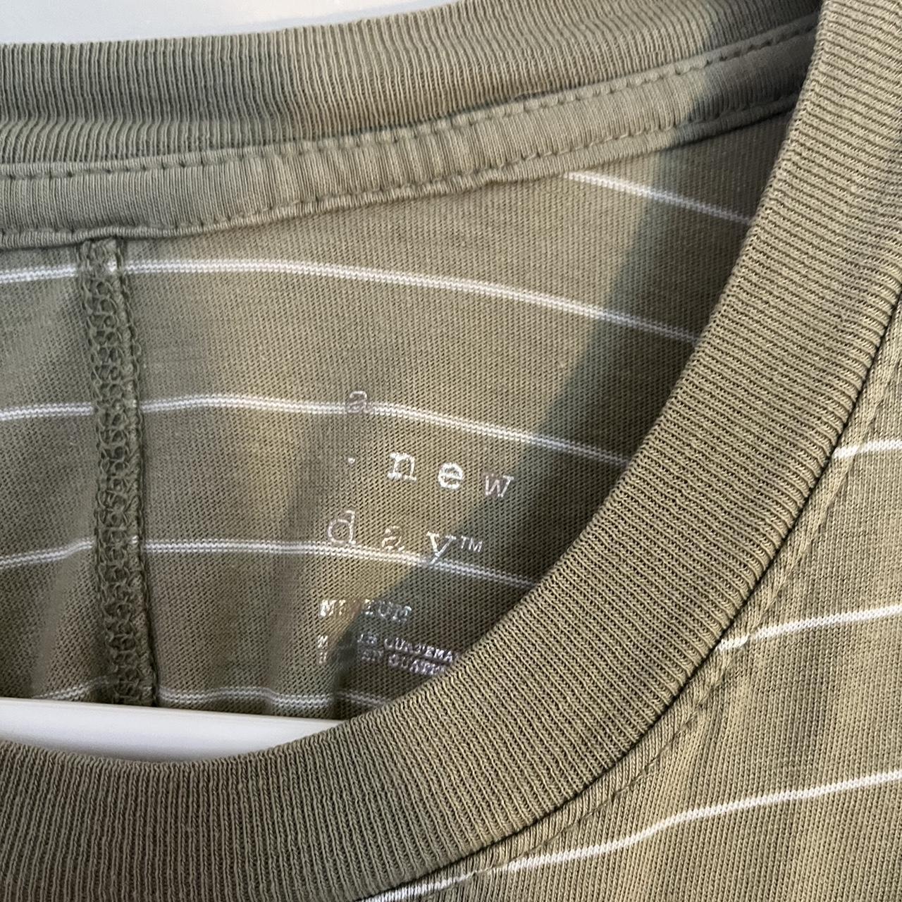 a new day striped long sleeve tee !!! so... - Depop