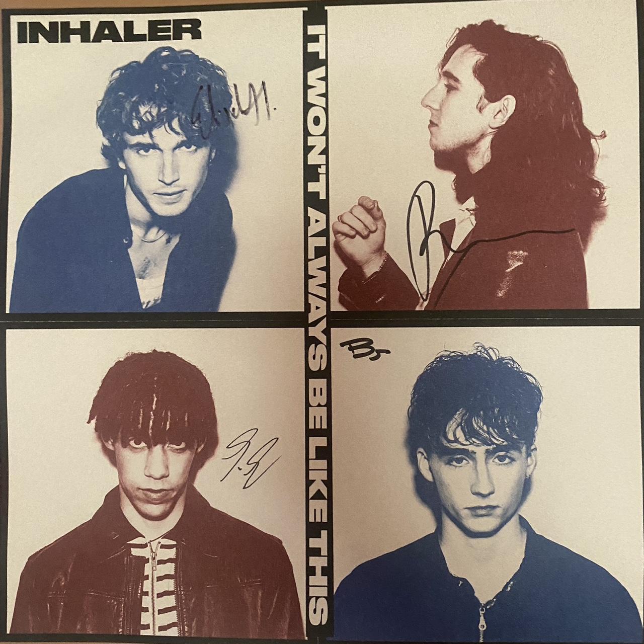 signed inhaler vinyl insert no vinyl has been... - Depop