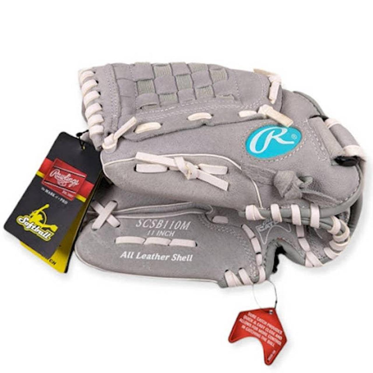 Right Hand Rawlings Sure Catch Softball 11" Youth... - Depop