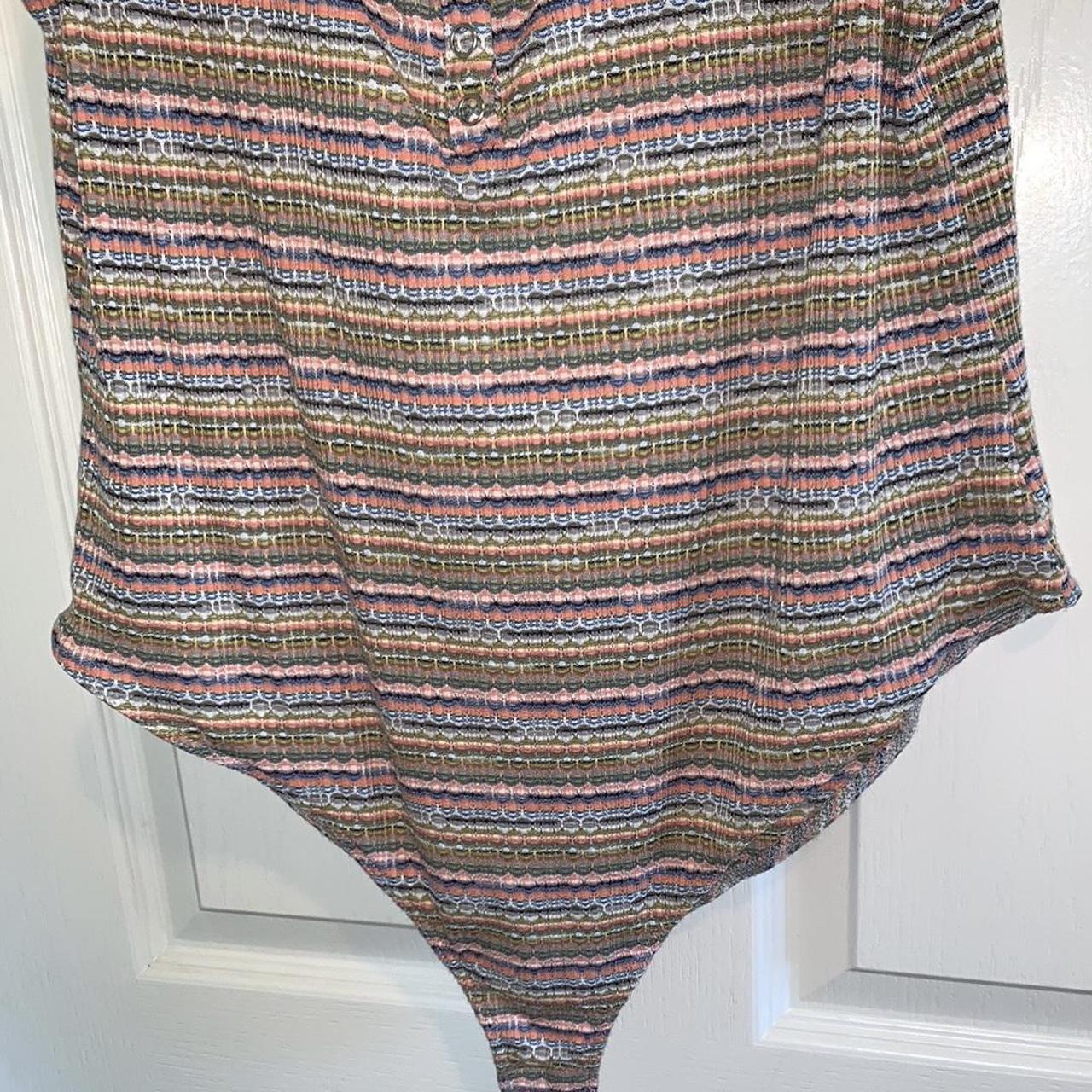 Colorful Bodysuit. Size large, Wild Fable, new... - Depop