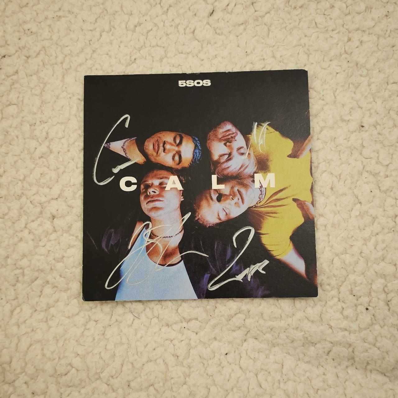5sos / 5 Seconds of Summer CALM official signed... - Depop
