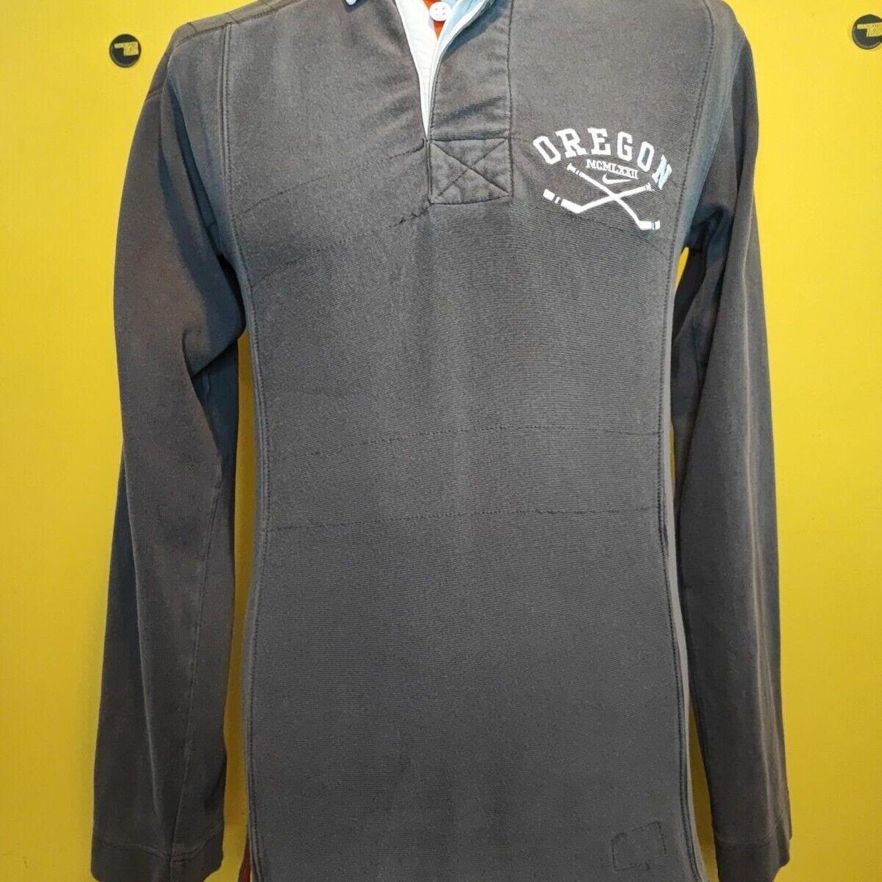 Vintage Nike Oregon Rugby Jersey Embroidered Small... - Depop