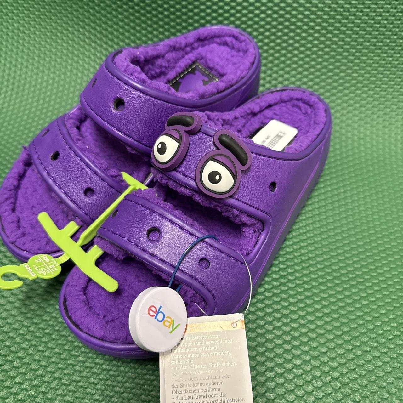 2 Grimace McDonalds Crocs eye Jibbitz, shoes not... | Depop