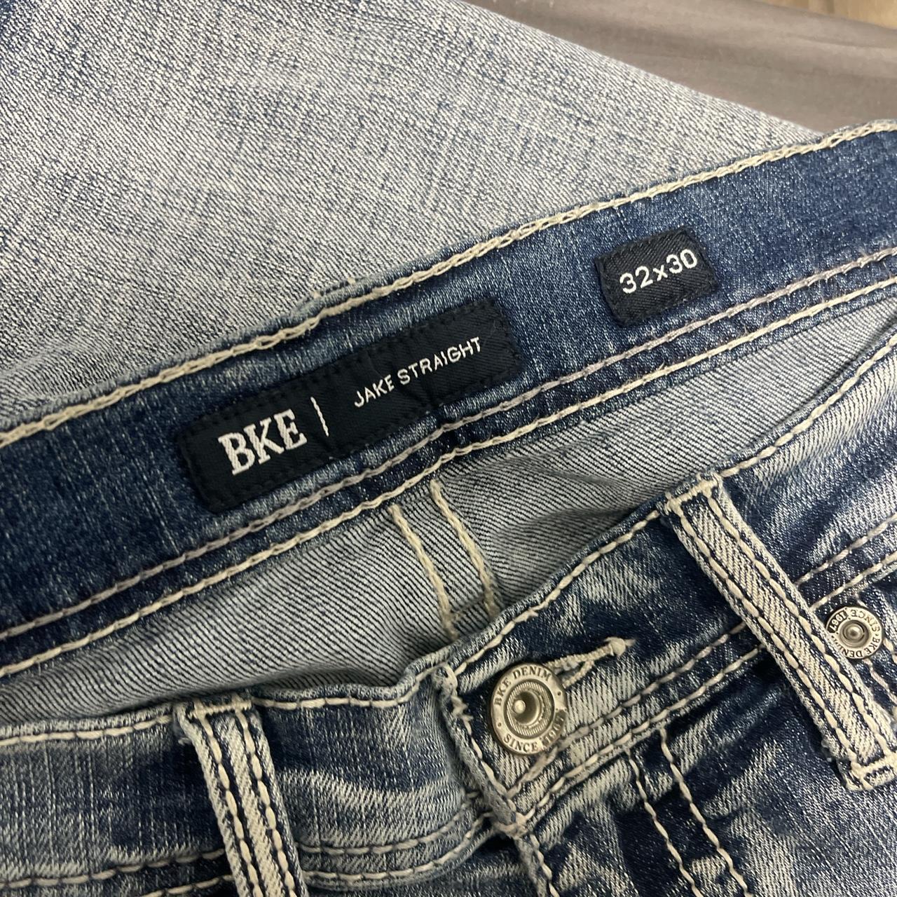 bke straight jeans 32x 30 but it’s straight so it... - Depop