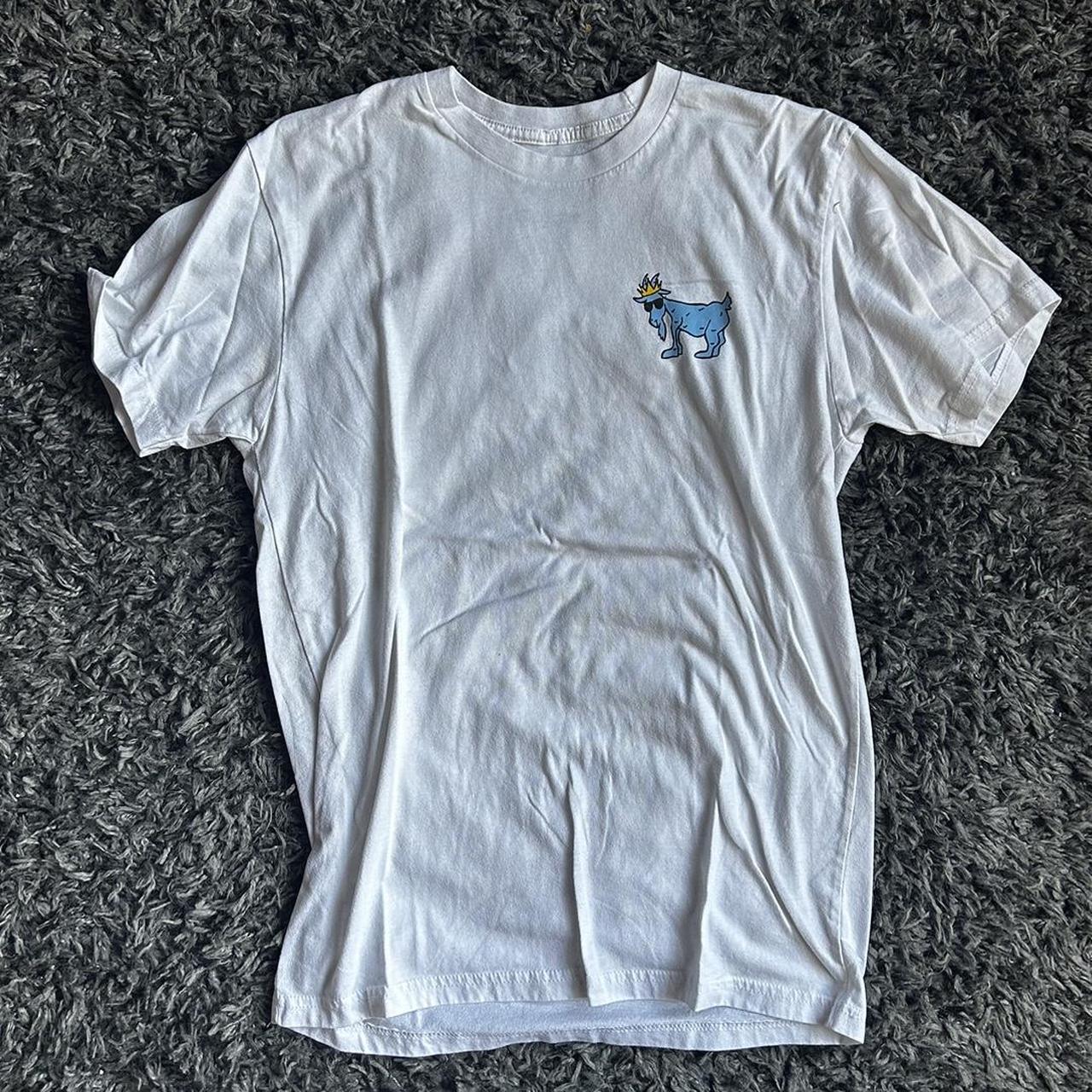 White GOAT USA T-Shirt Size: Small #goatusa #goat... - Depop