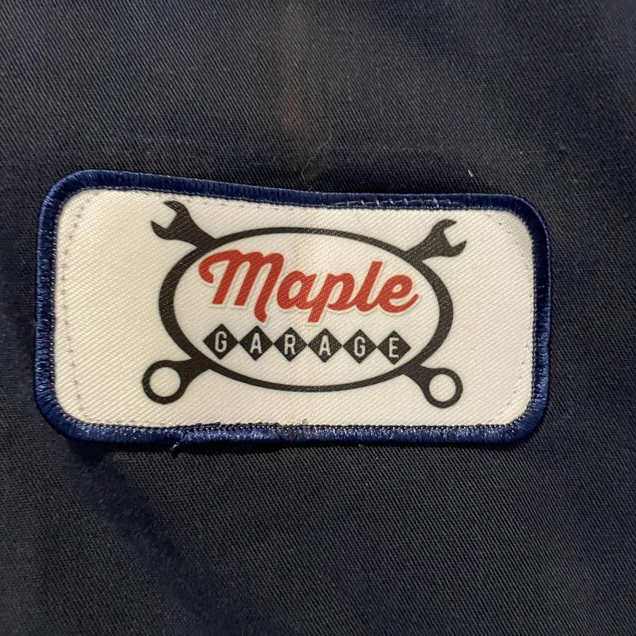 Large Full Zip Workwear Jacket. Maple Garage... - Depop