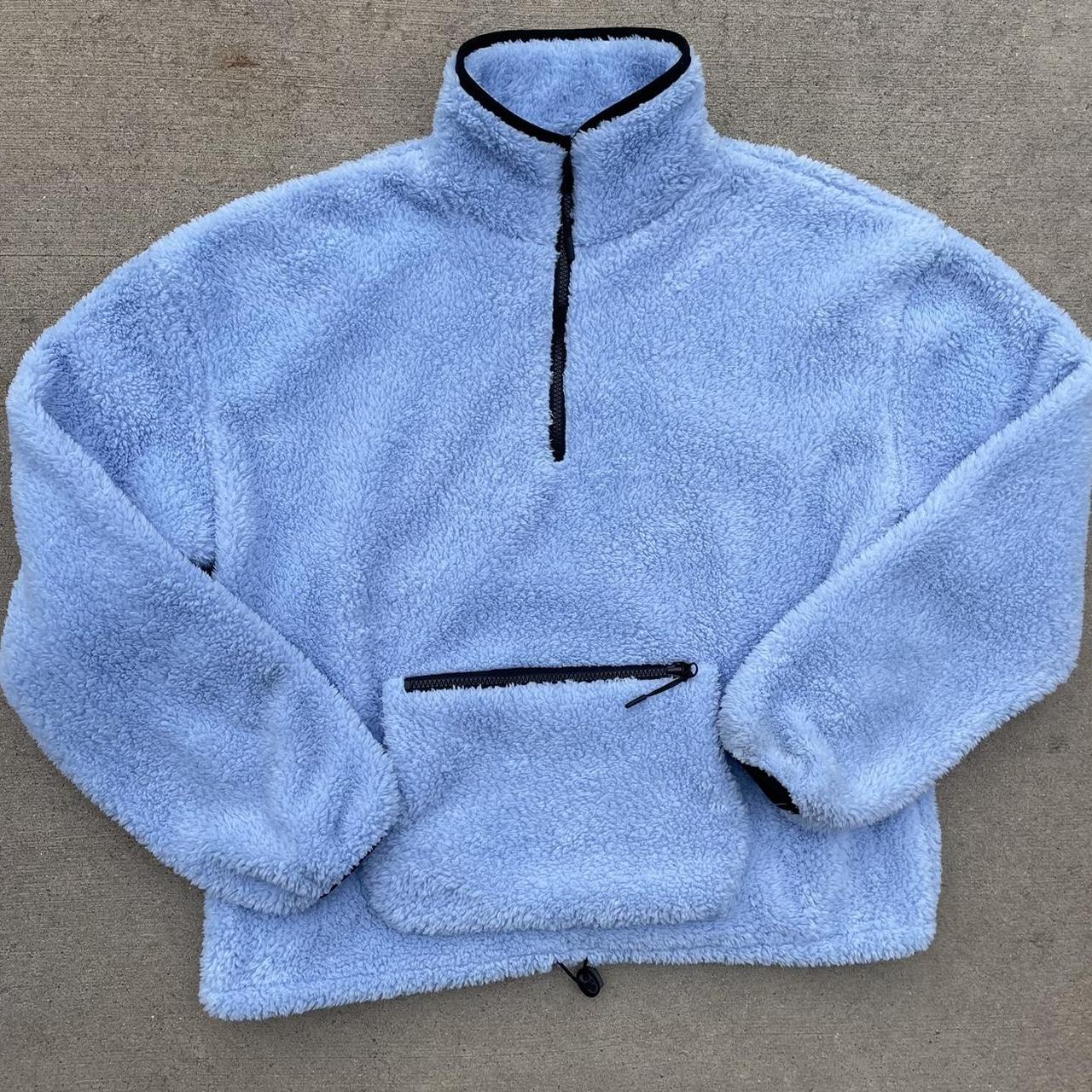XL Half-Zip Fluffy Neck Jacket. Great Fit And Great... - Depop