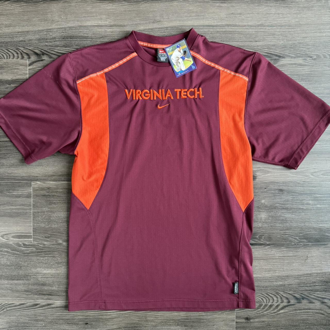 VINTAGE NIKE VIRGINIA TECH TEE DRI FIT SIZE M SAME... | Depop