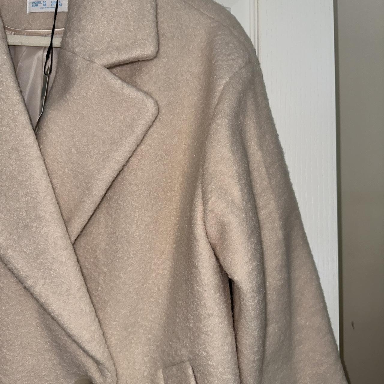 Primark boucle textured full length beige / neutral... - Depop