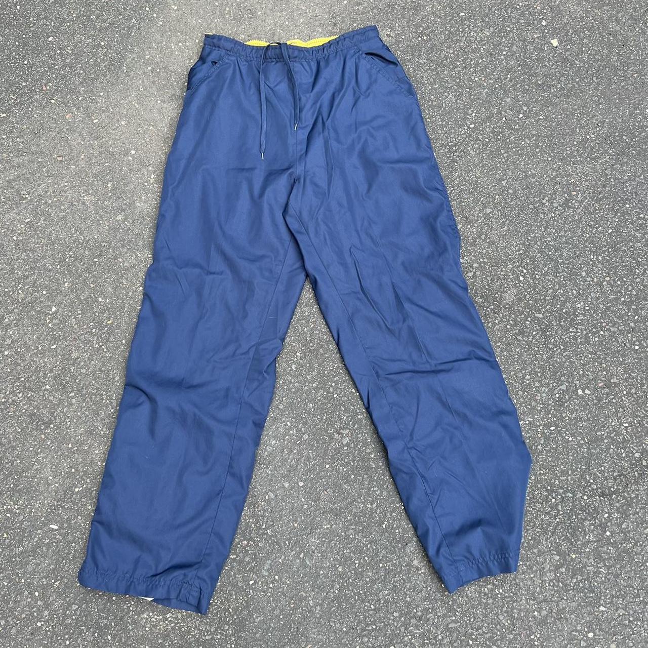 Vintage nylon track pant, heavyweight nice track... - Depop