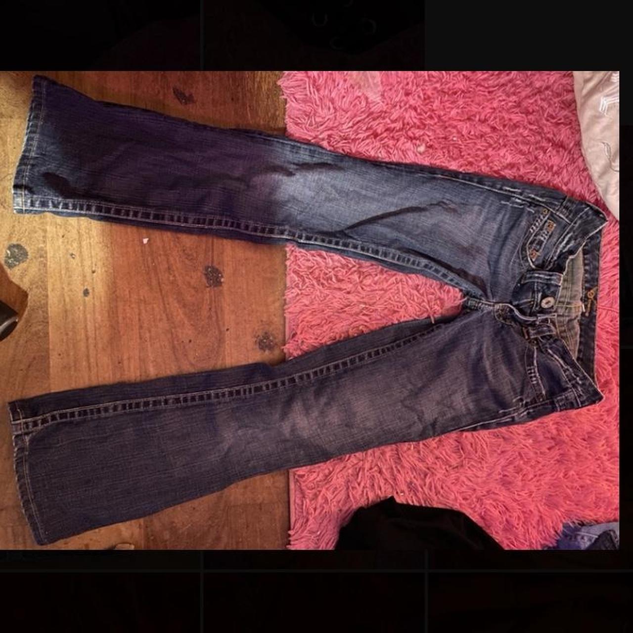 bebe jeans ⭐️ most of the rhinestones are missing one... - Depop