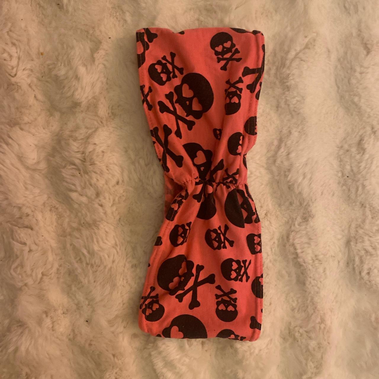 hot pink skeleton tube top 🩷☠️ #y2k #mcbling - Depop