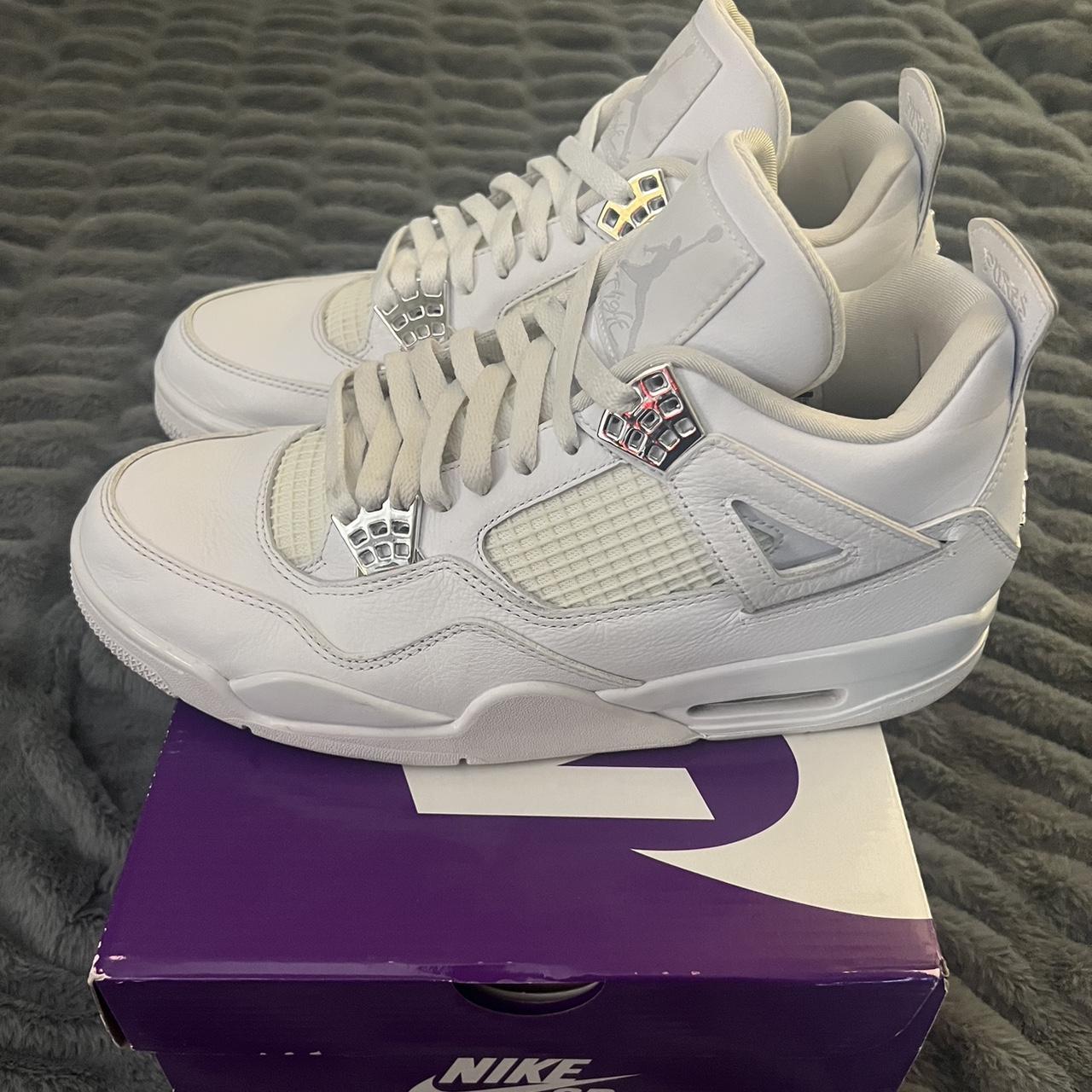 Jordan 4 “Pure Money” Size 11 No star loss No heel... - Depop