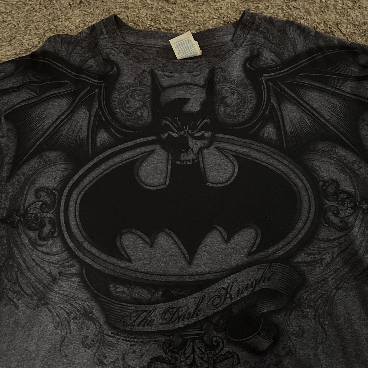 y2k delta pro tag batman shirt NOT AFFLICTION dm... - Depop