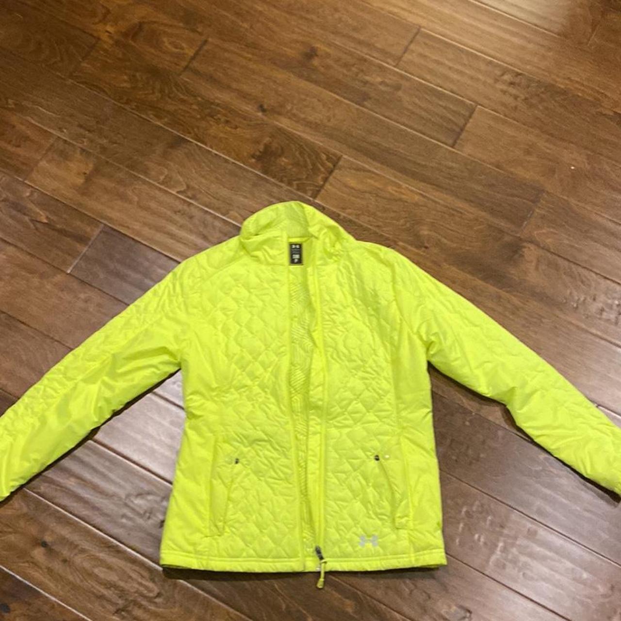 Under Armour Women's Yellow Jacket | Depop