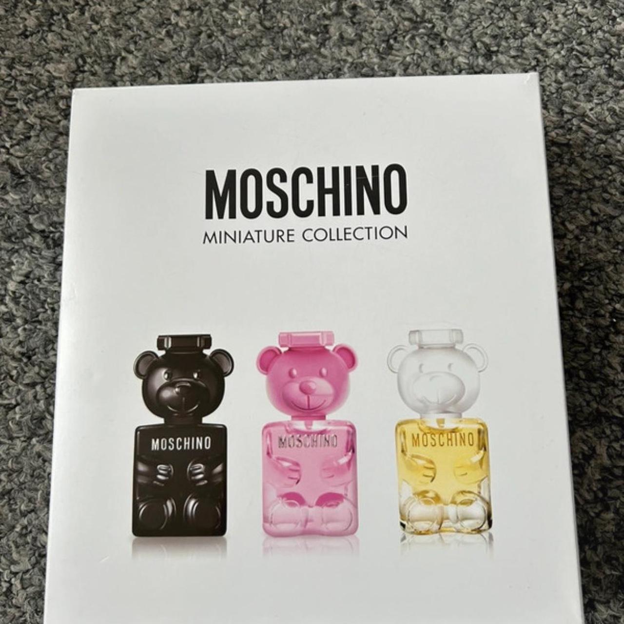 Moschino toy gift set, contains 3 mini... - Depop