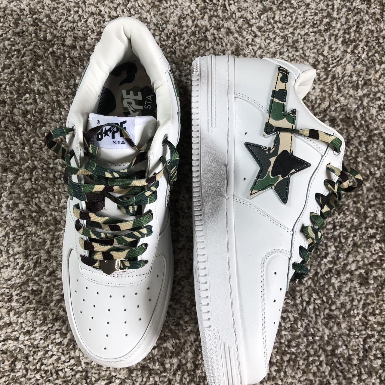 A Bathing Ape Bapesta Camo - Depop