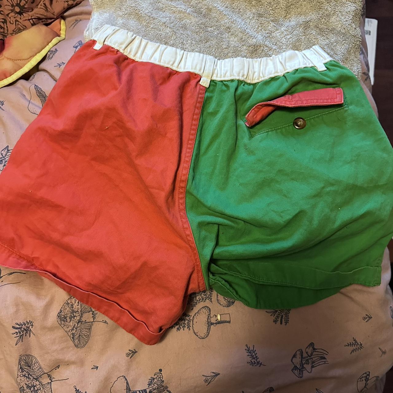 #BearBottom #Chubbies M Red Green Shorts | Depop