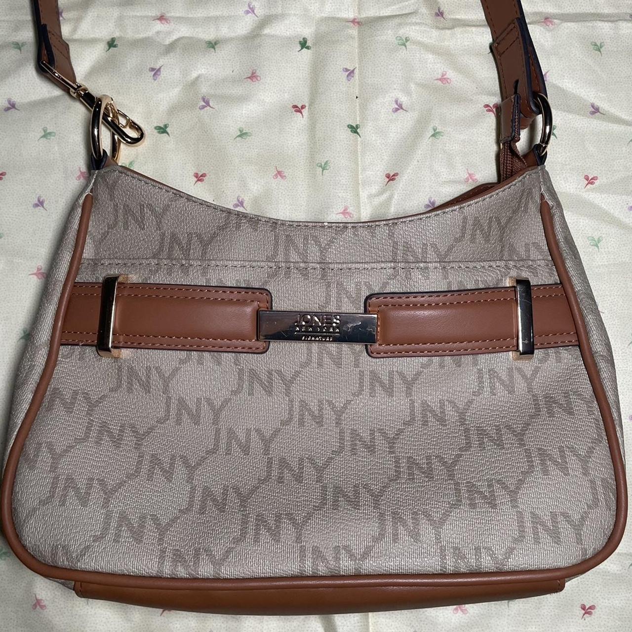 Jones New York Women's Tan and Brown Bag | Depop