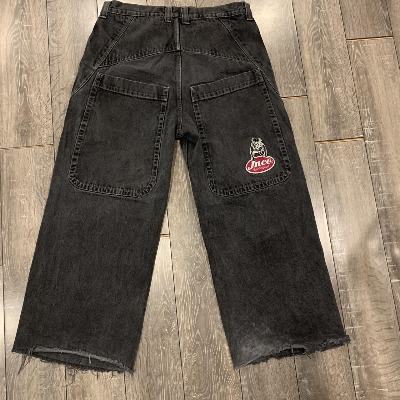 Awesome jnco big rigs, perfect black baggy... - Depop
