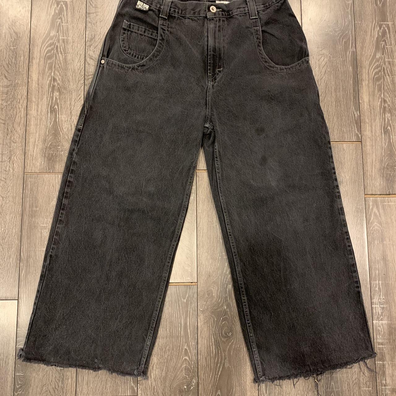 Awesome jnco big rigs, perfect black baggy... - Depop