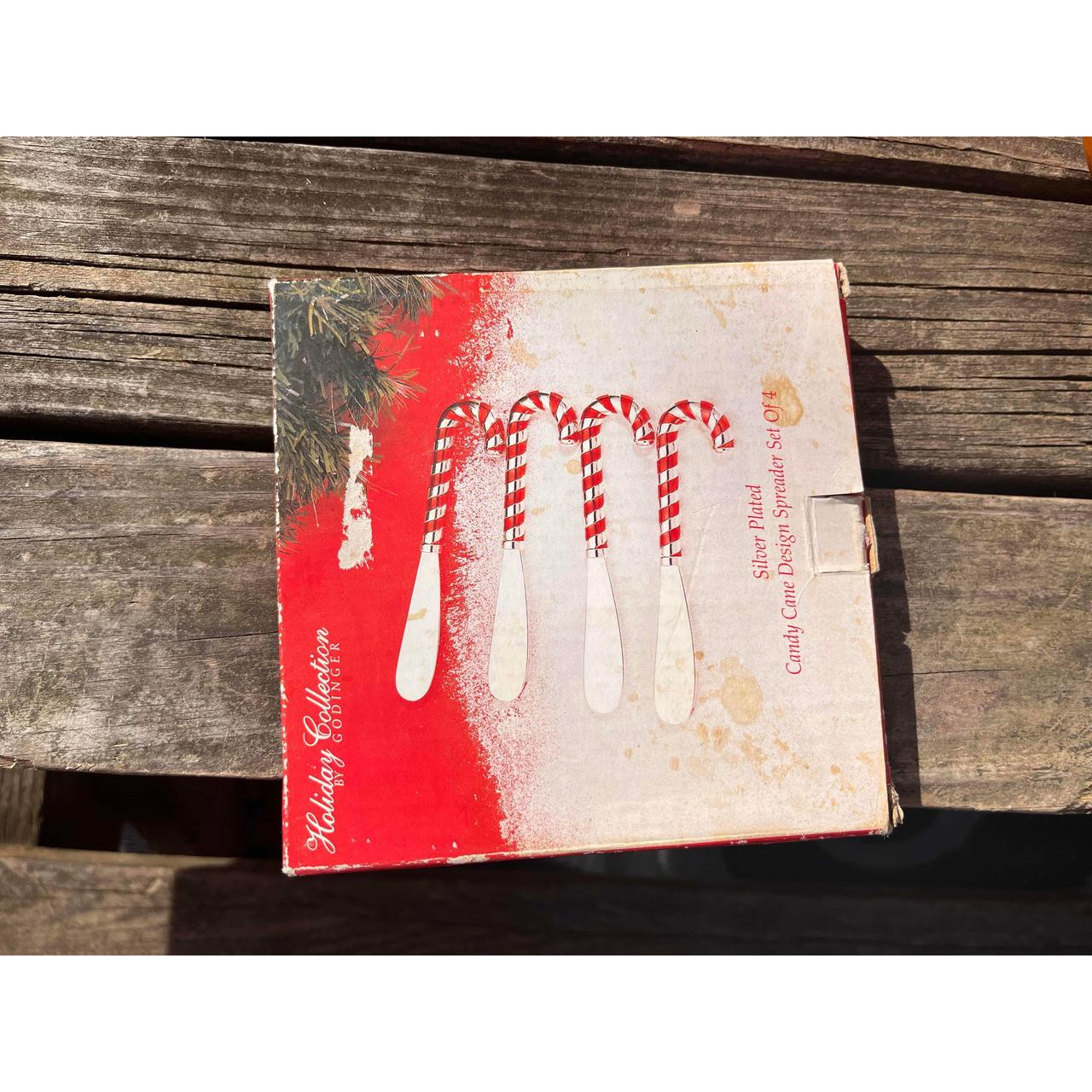 Candy cane knife spreader. Set of four... - Depop