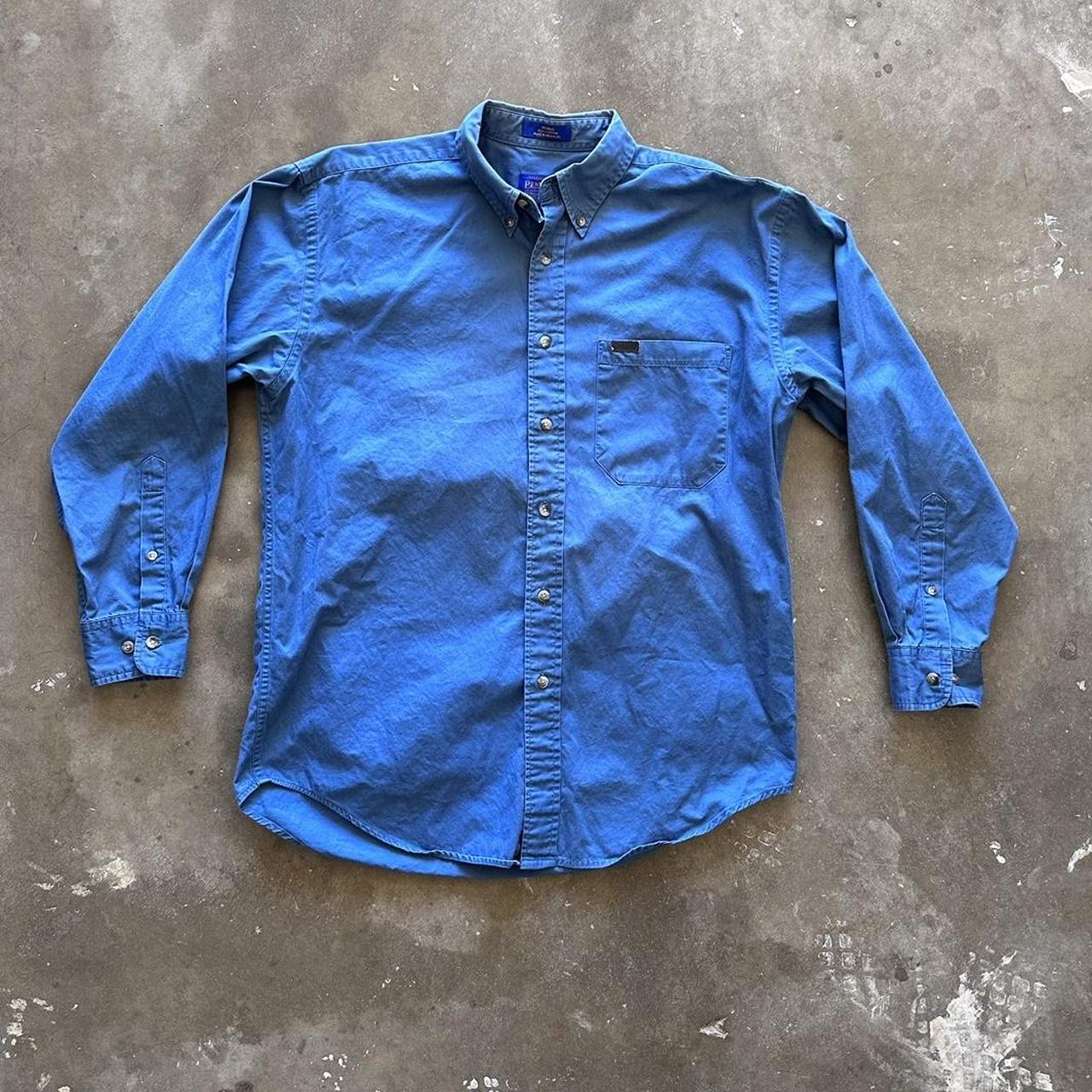 Vintage 90’s Pendleton Long Sleeve Button Up Tagged... - Depop