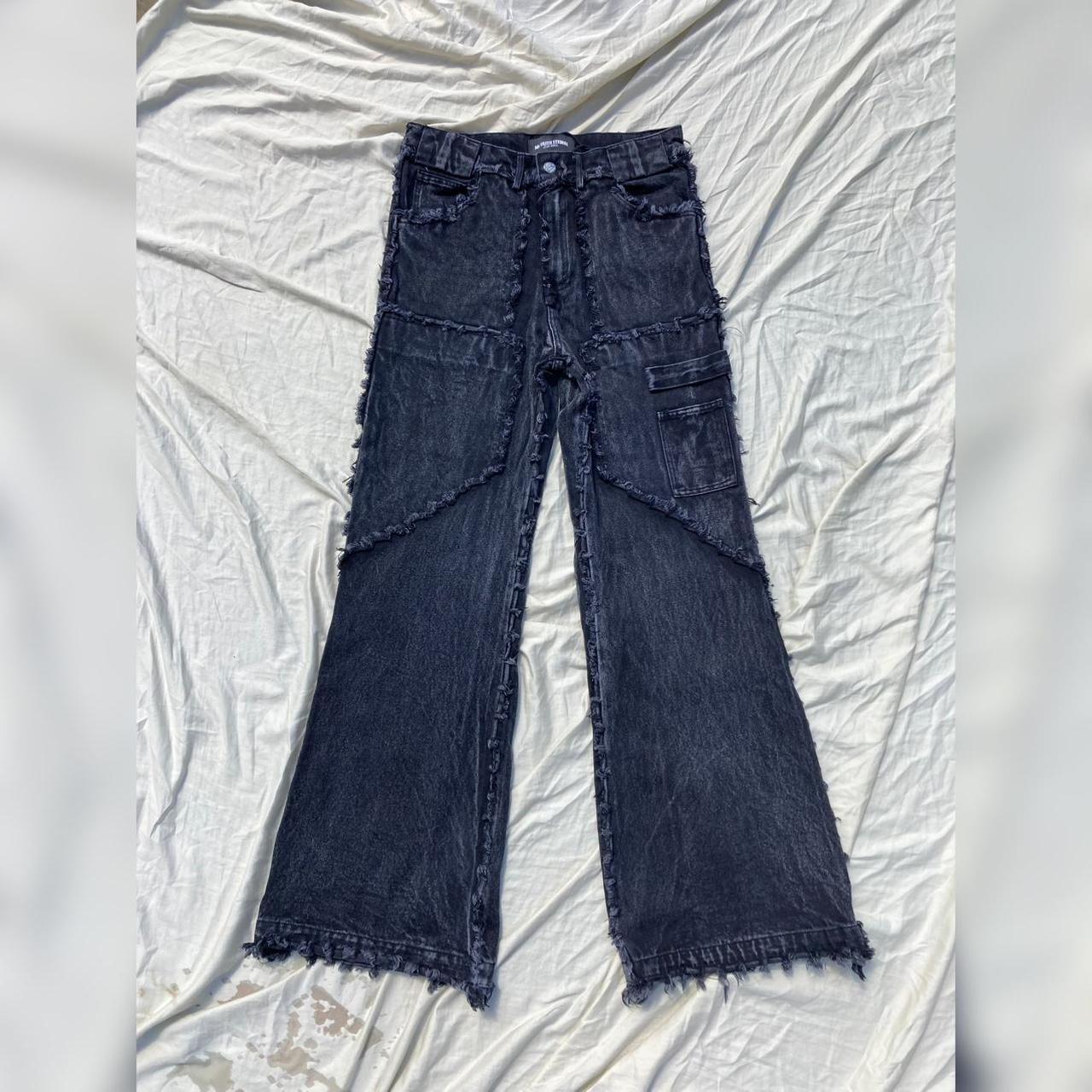 No faith studio NFS Flared denim 001 Size:... - Depop