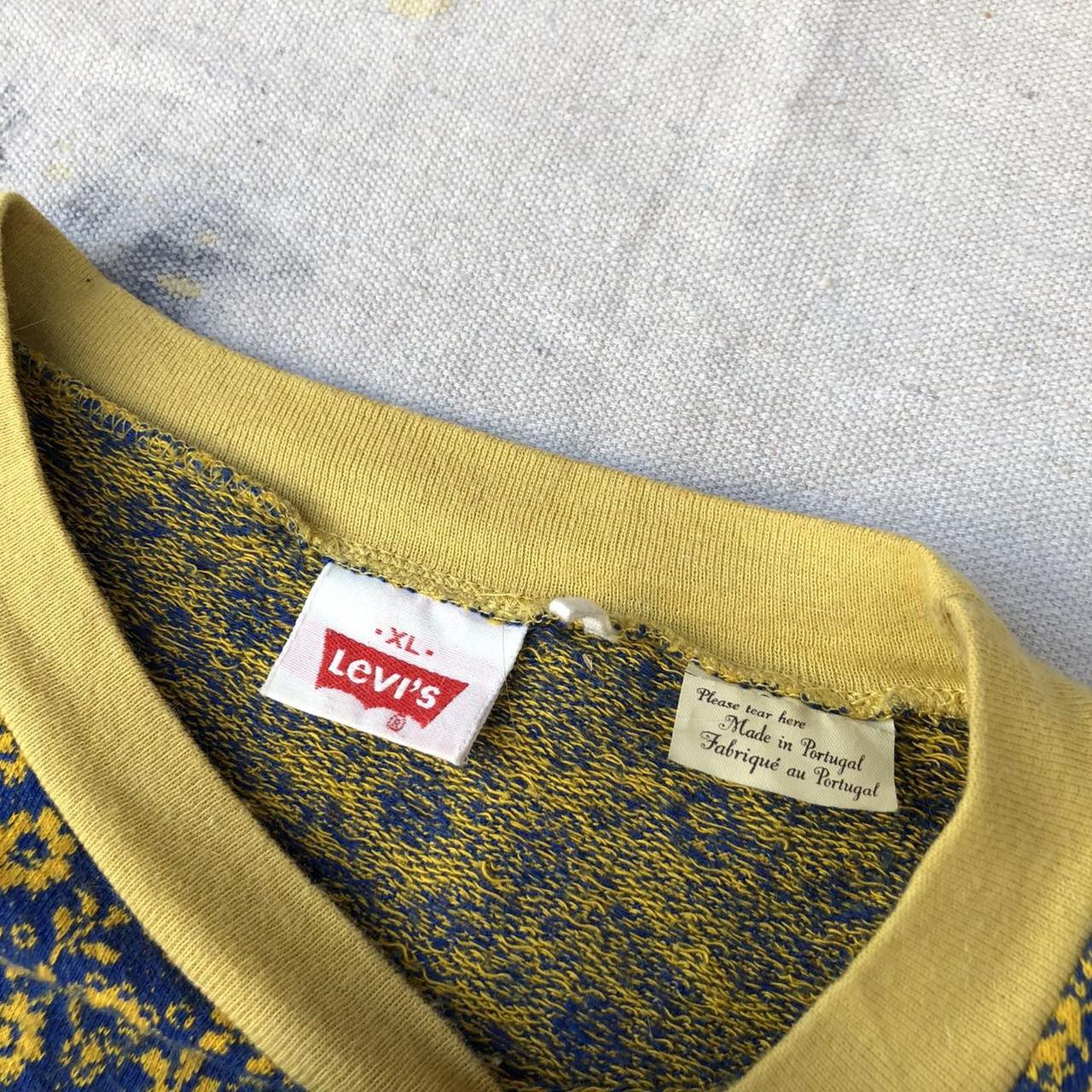 Woven floral pattern 60s 70s style LVC... - Depop