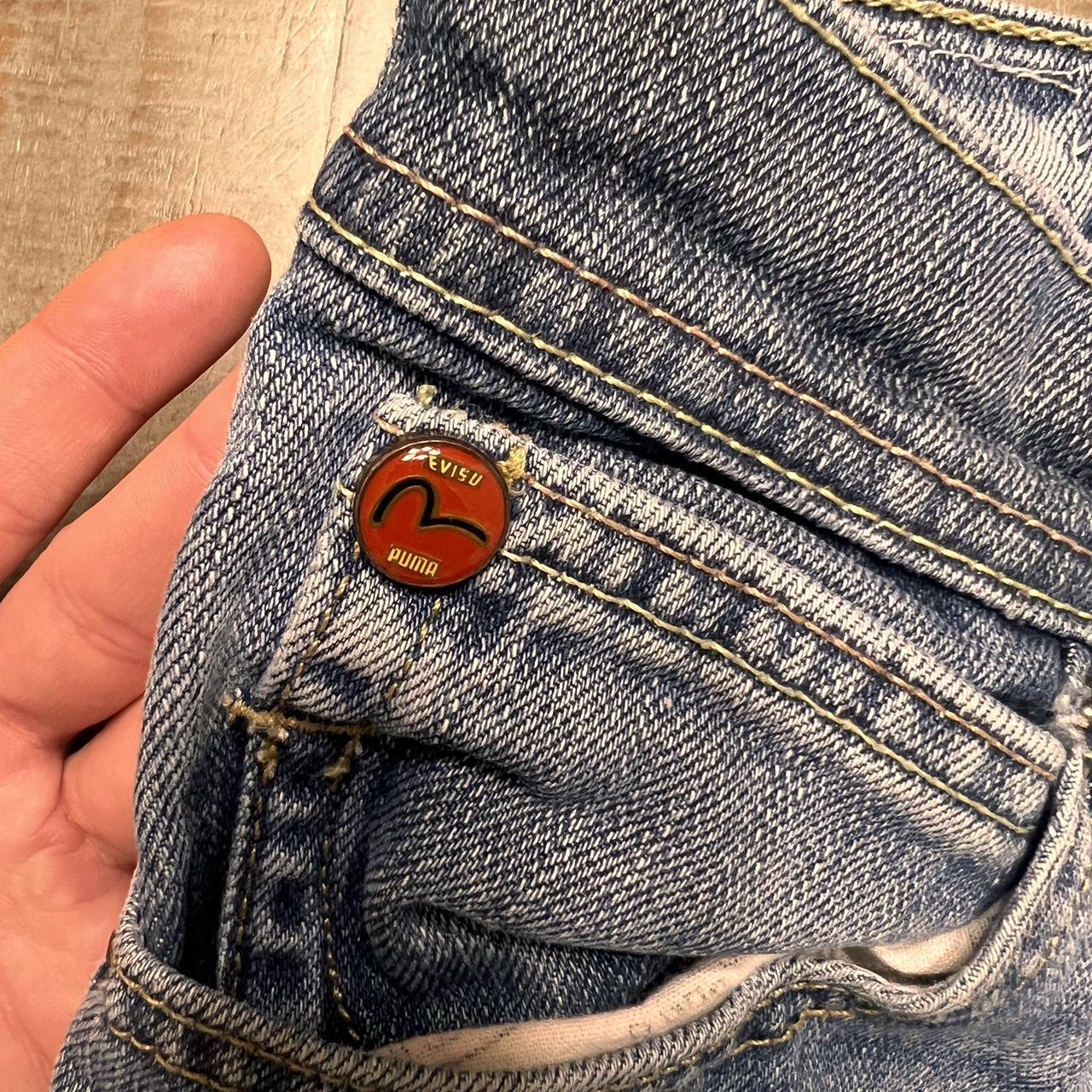 26 x 32 Evisu x Puma collab jeans - Depop