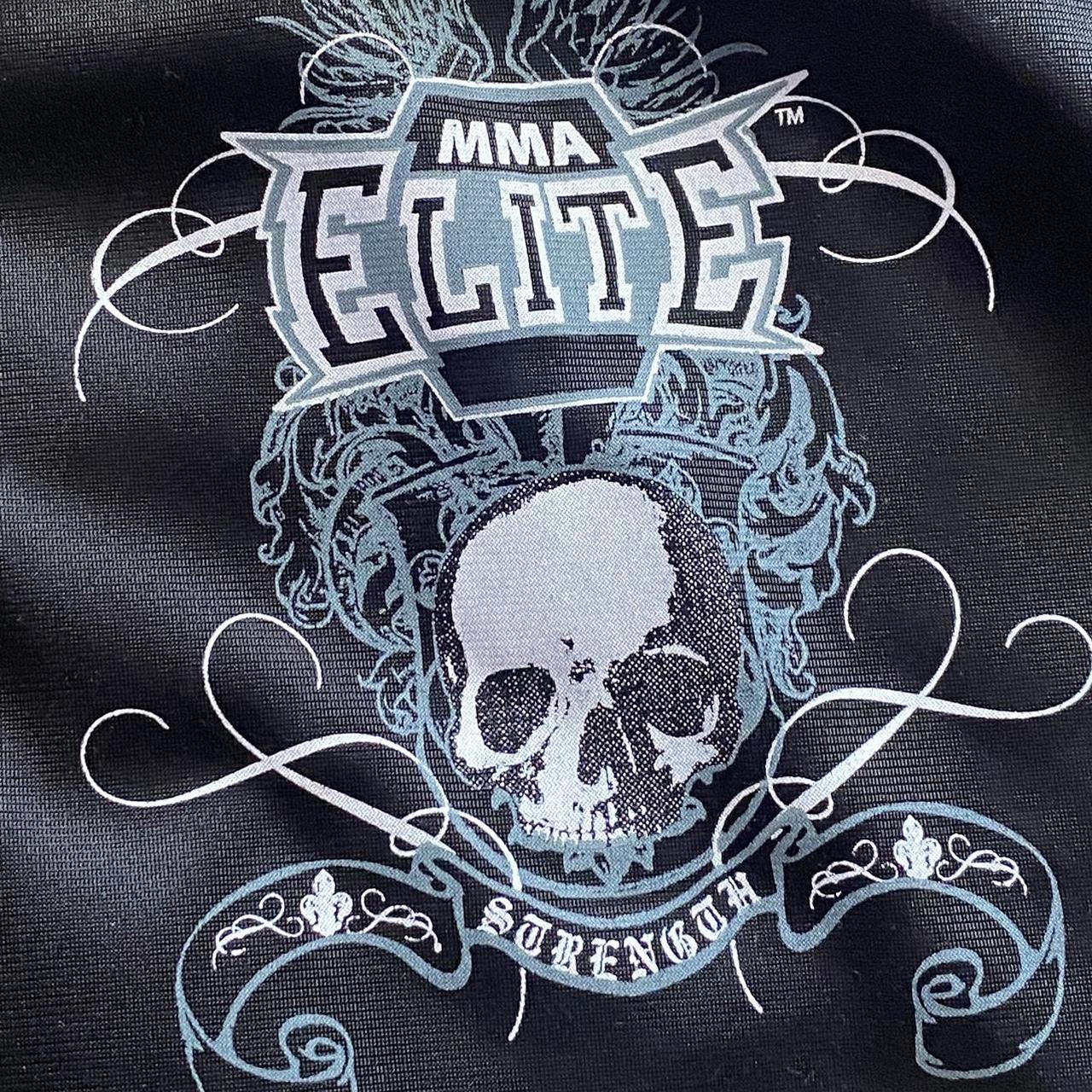 VTG MMA Elite Grim Reaper Full Zip Track Jacket Size... - Depop