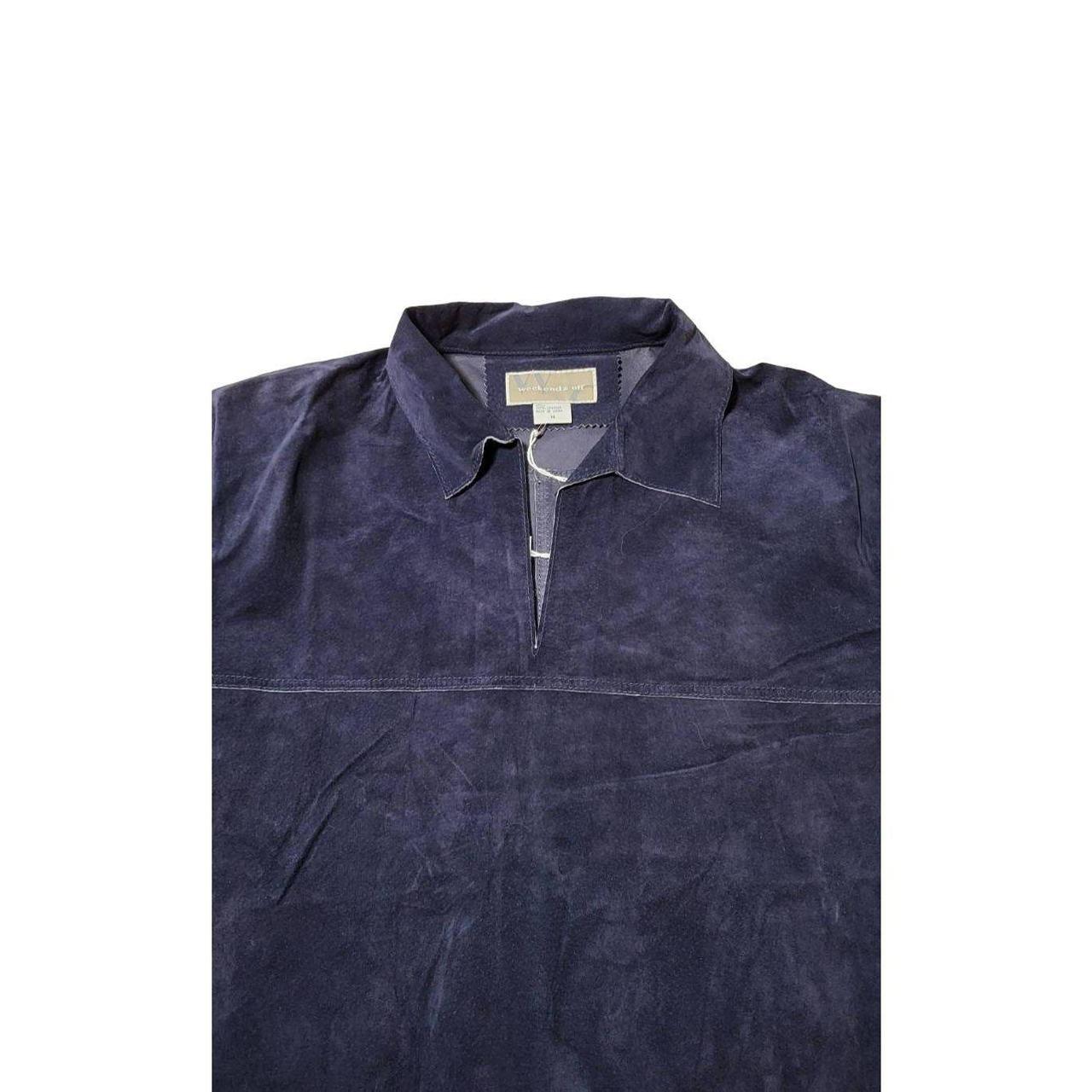 Men v- neck long sleeve popover polo true navy... - Depop