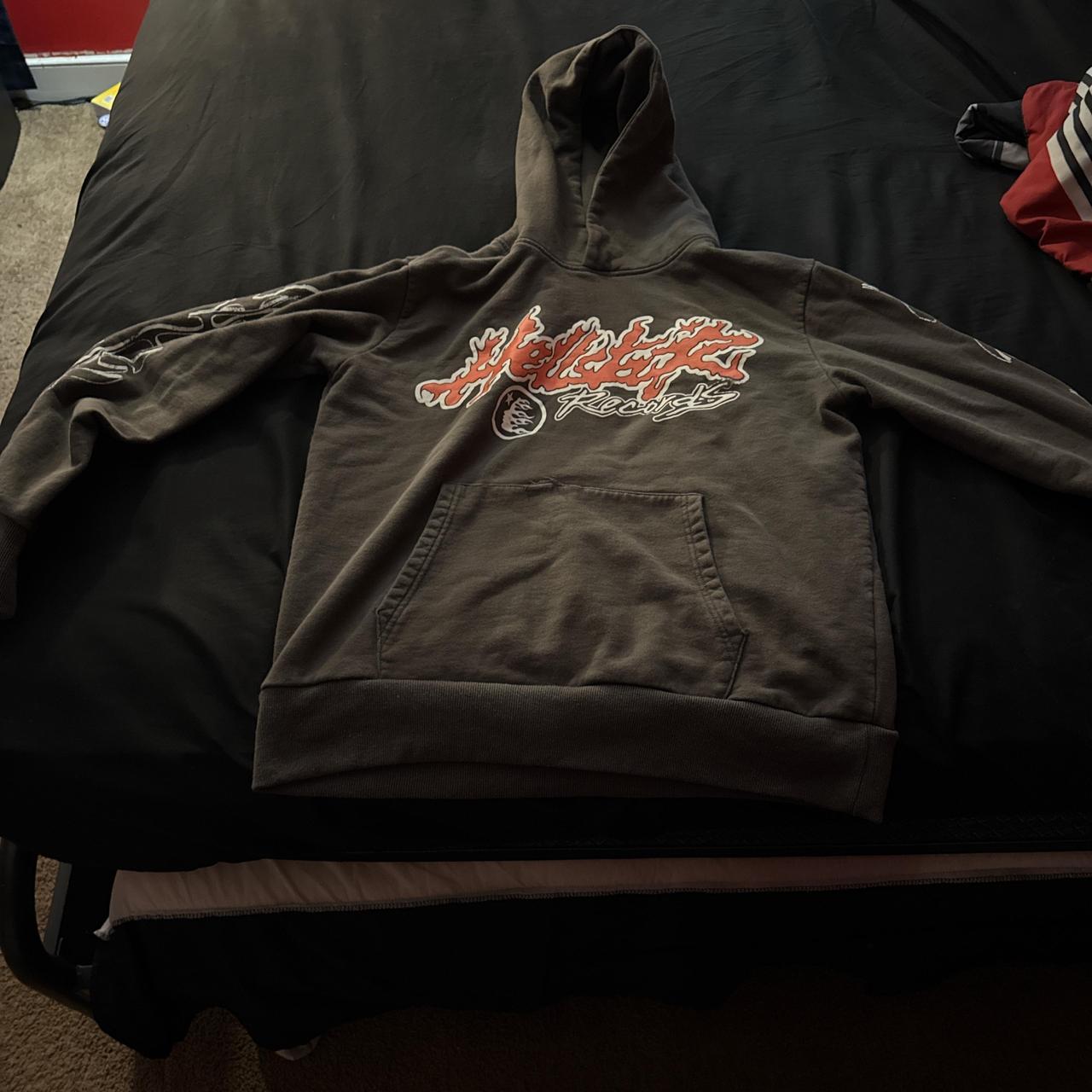 Hellstar -tour hoodie-herren- cotton/polyester... | Depop