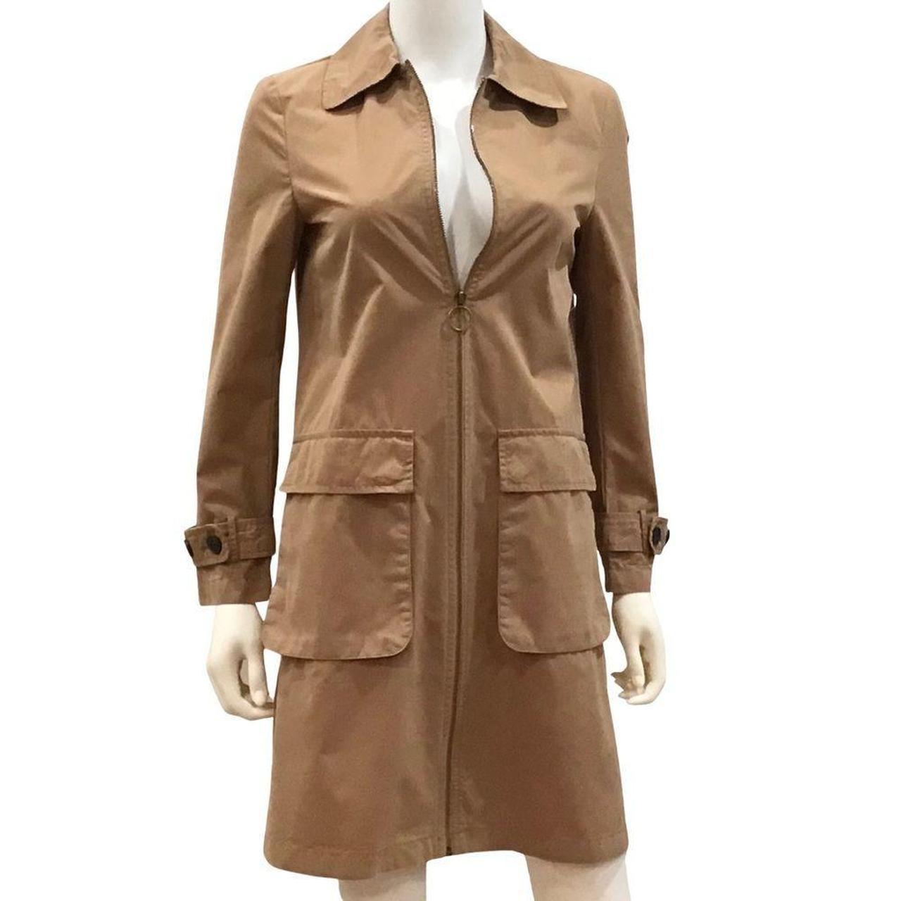 Super cute lightweight unlined tan trench coat with... - Depop