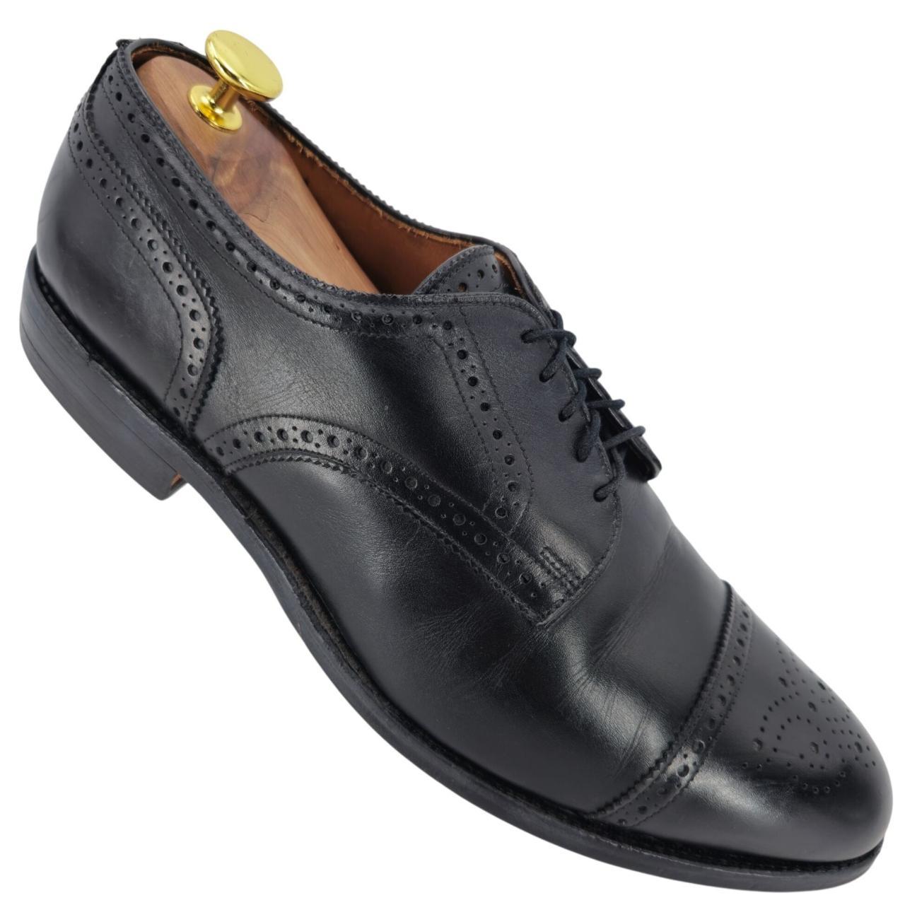 Vintage Allen Edmonds Dress Shoes Men's 10.5D Black... | Depop