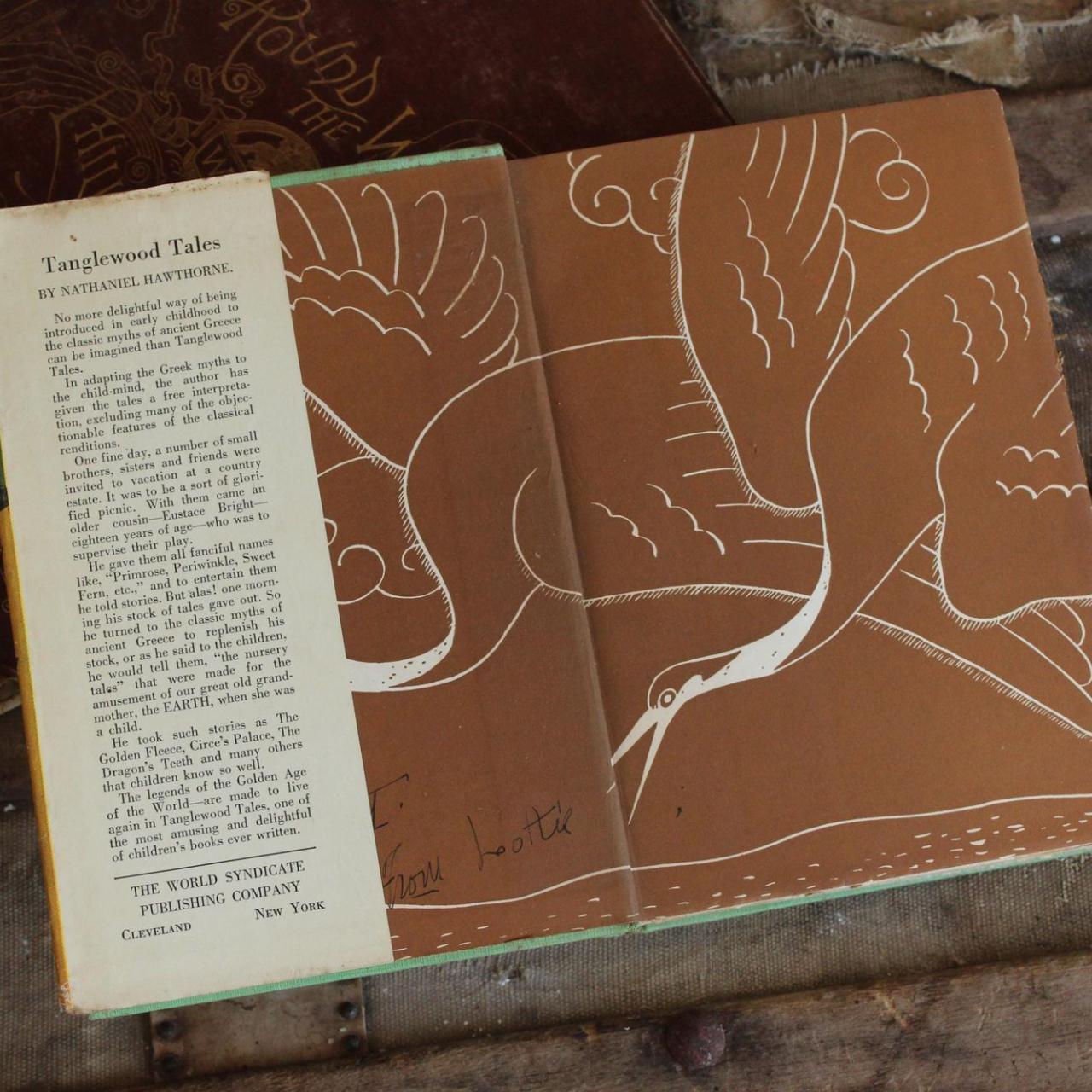 Vintage 1930s Book, "Tanglewood Tales" by Nathaniel... | Depop