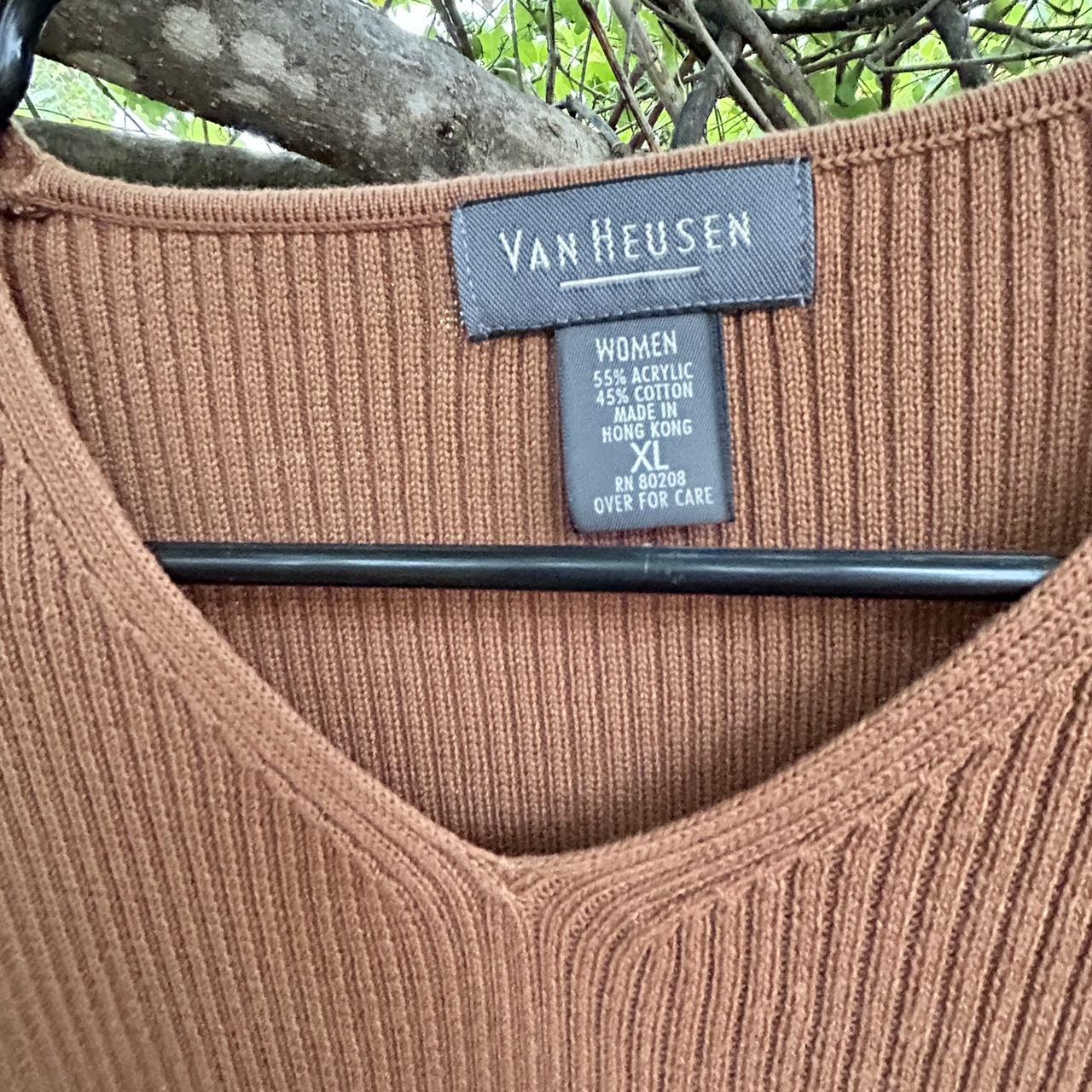 Van Heusen XL brown sweater. Great for fall. - Depop