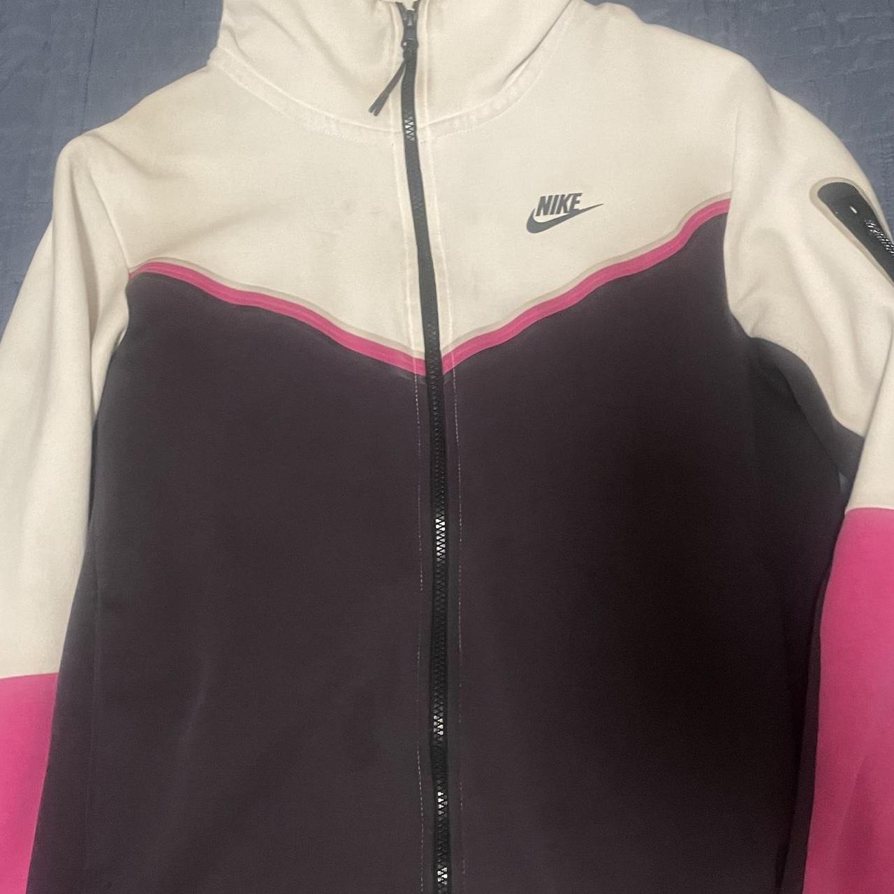 Nike tech. Magenta pink and white. A little dingy... - Depop