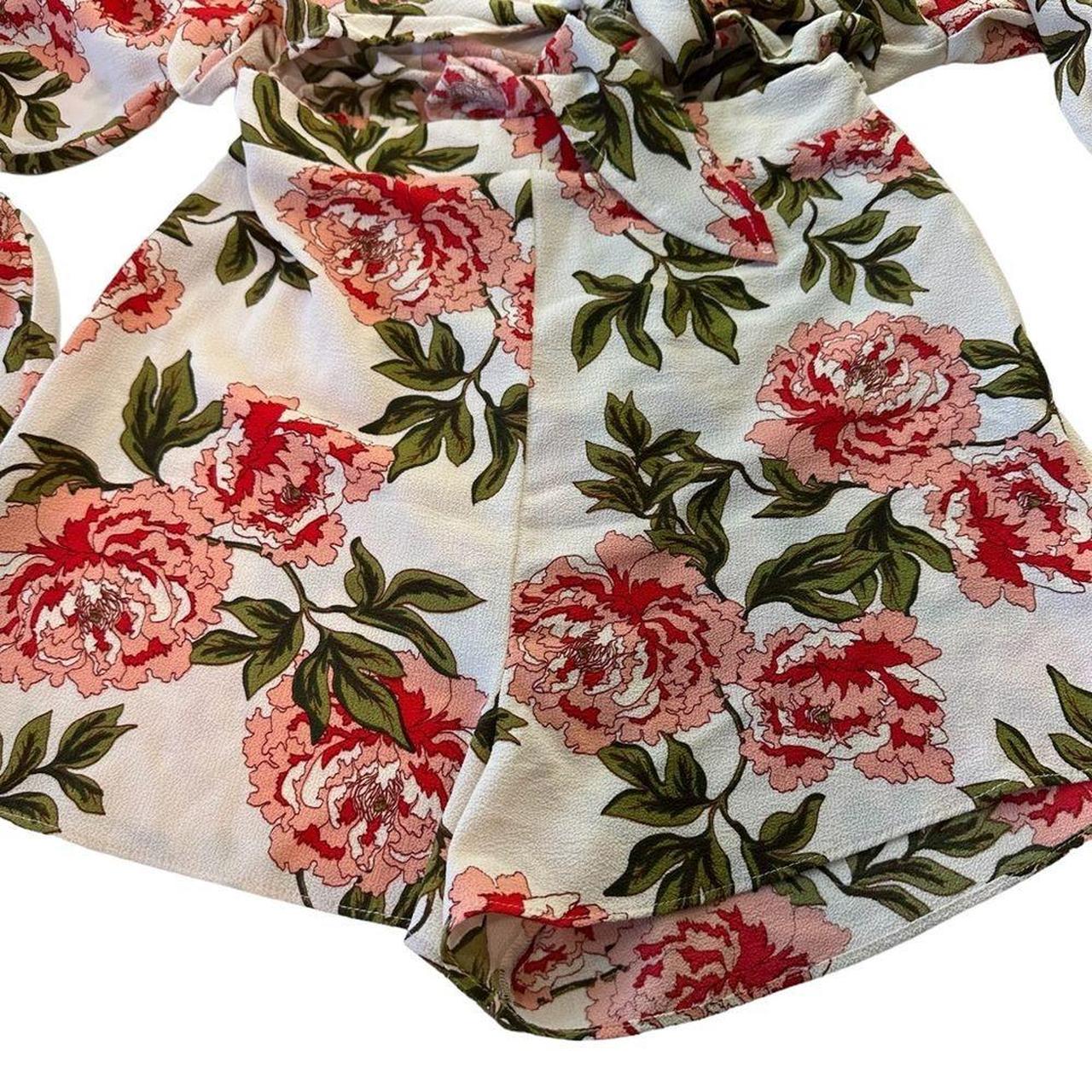 Show Me Your Mumu Summer Floral Cutout Front Tie... - Depop