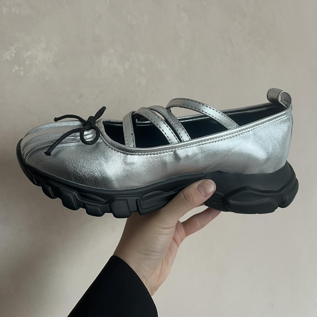 Silver Mary Jane Ballet Sneaker Our fans have... - Depop