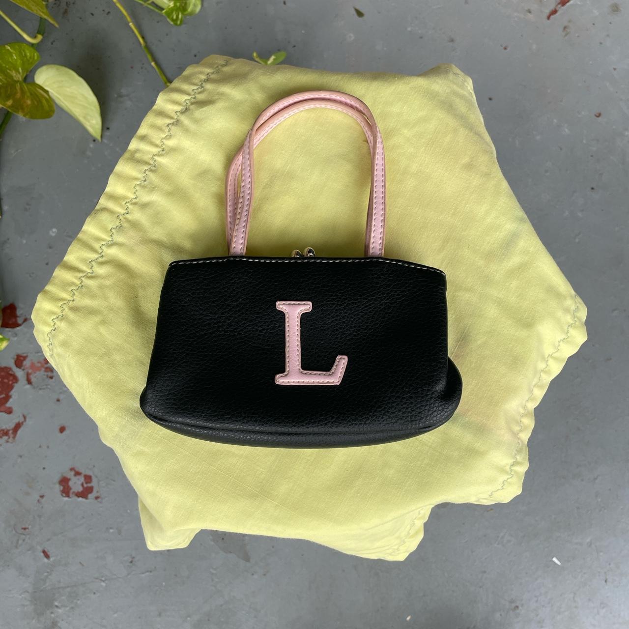 Women's Pink and Black Bag | Depop