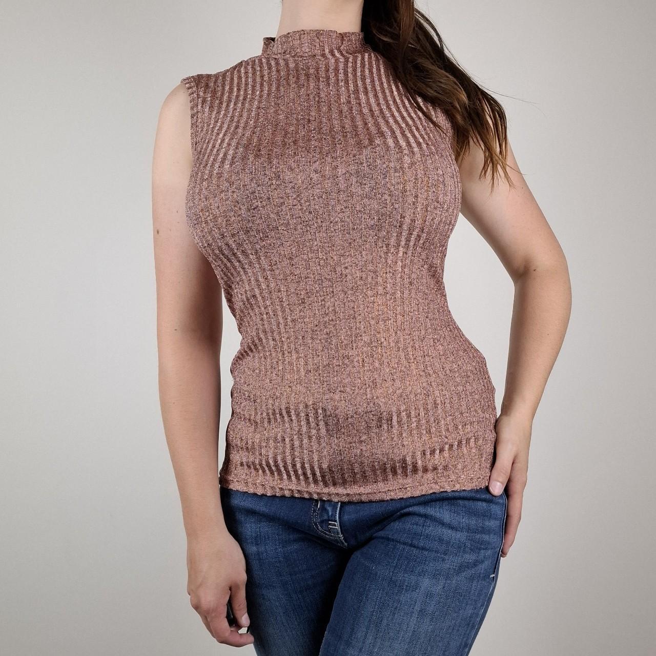 Jane Norman Pink vest Top Metallic pink colour y2k... - Depop