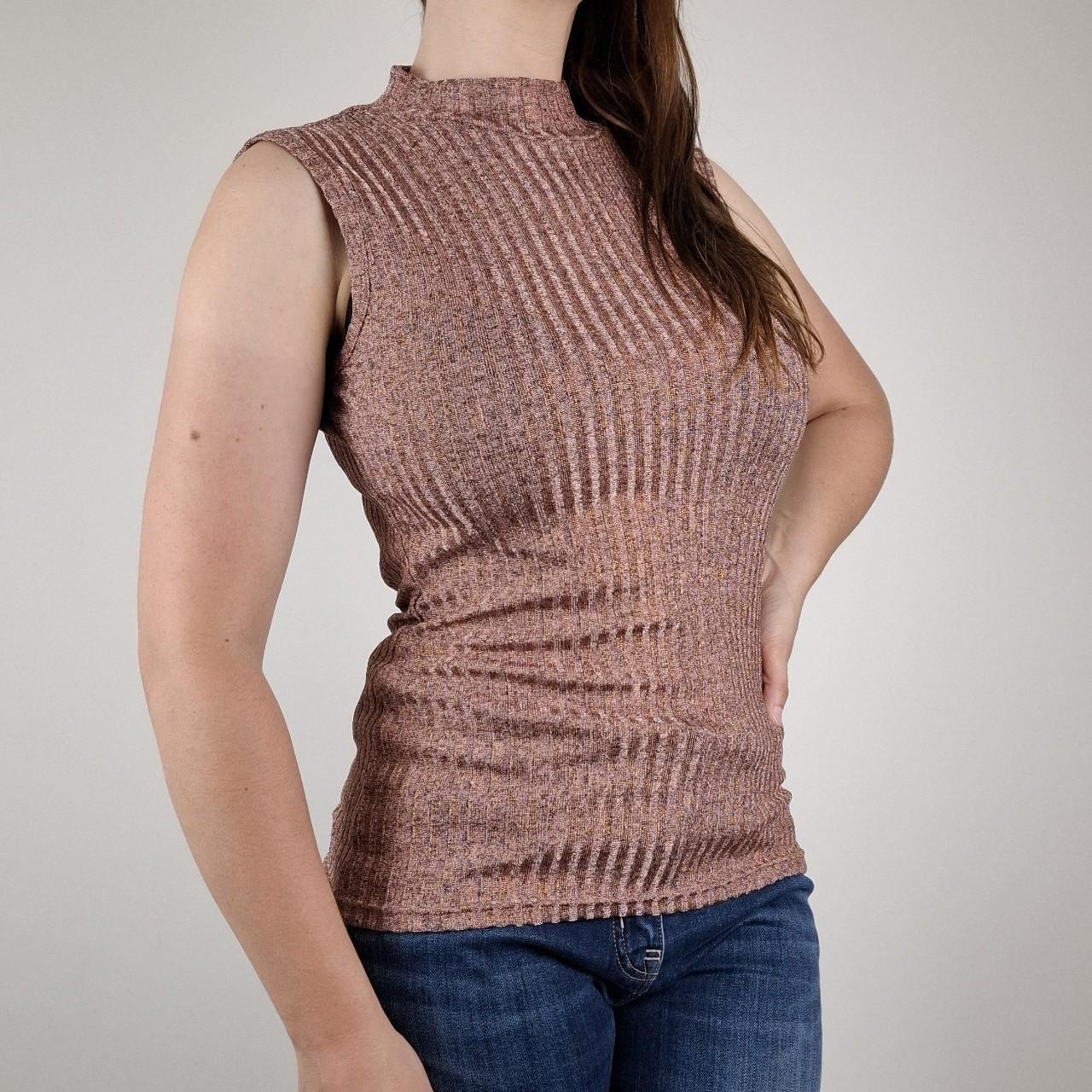 Jane Norman Pink vest Top Metallic pink colour y2k... - Depop