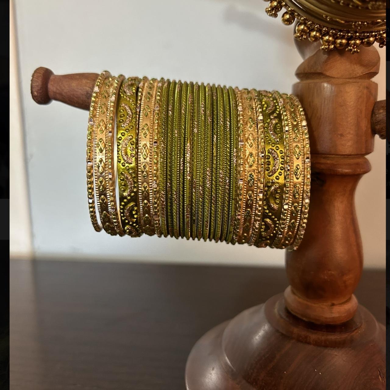 Assorted bangles crafted from India These bangles... - Depop
