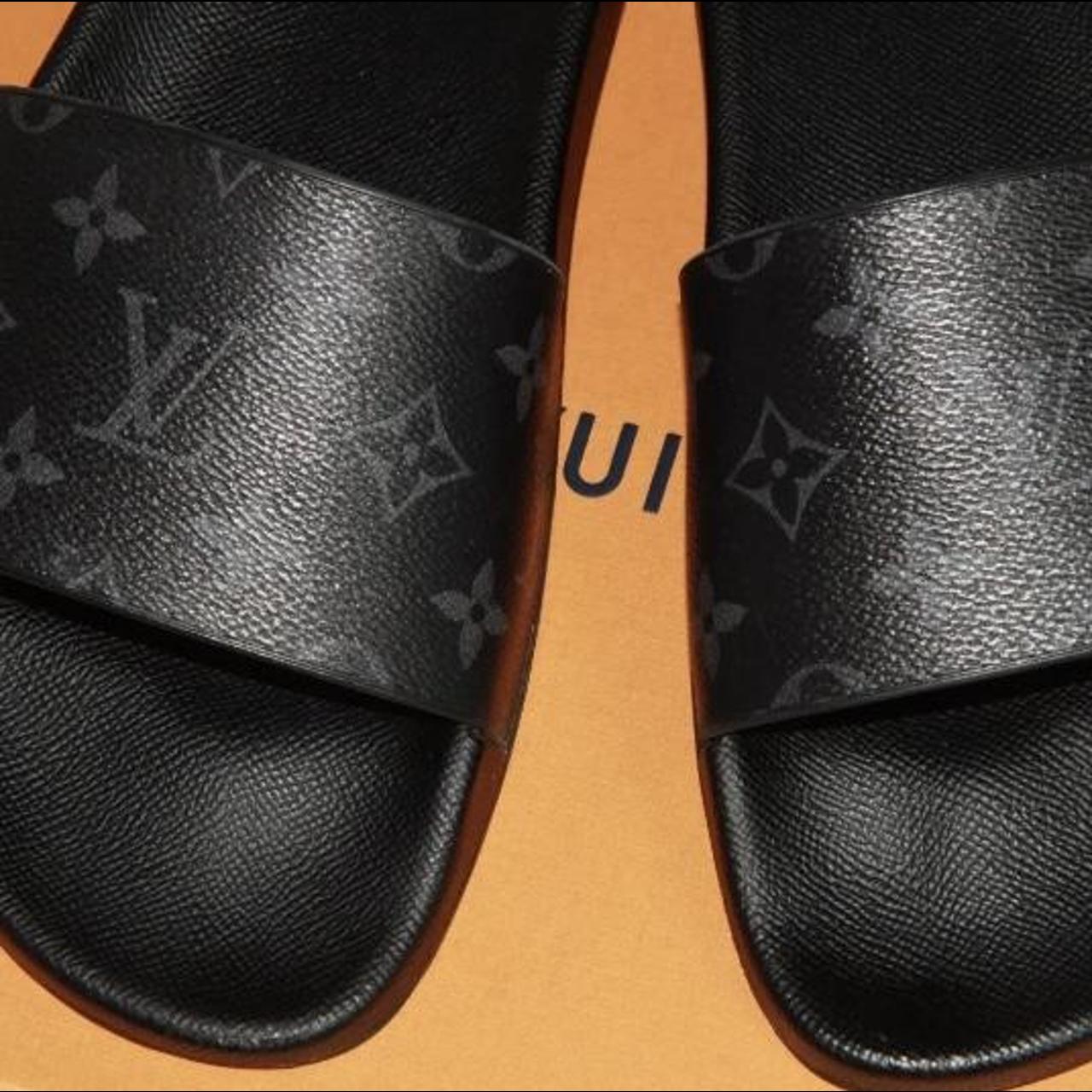 LV sliders men brand new comes with receipt. - Depop