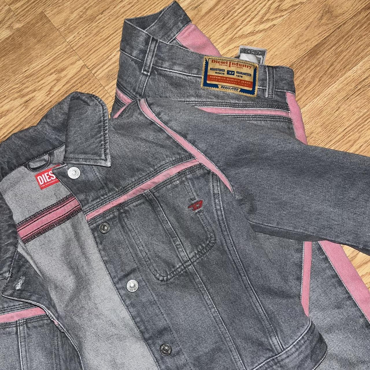 WOMENS DIESEL STRAIGHT LEG DENIM MATCHING SET WAIST... - Depop