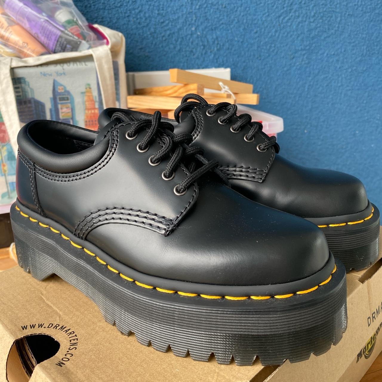 Dr marten’s 8053 leather platform Women’s size 6... - Depop