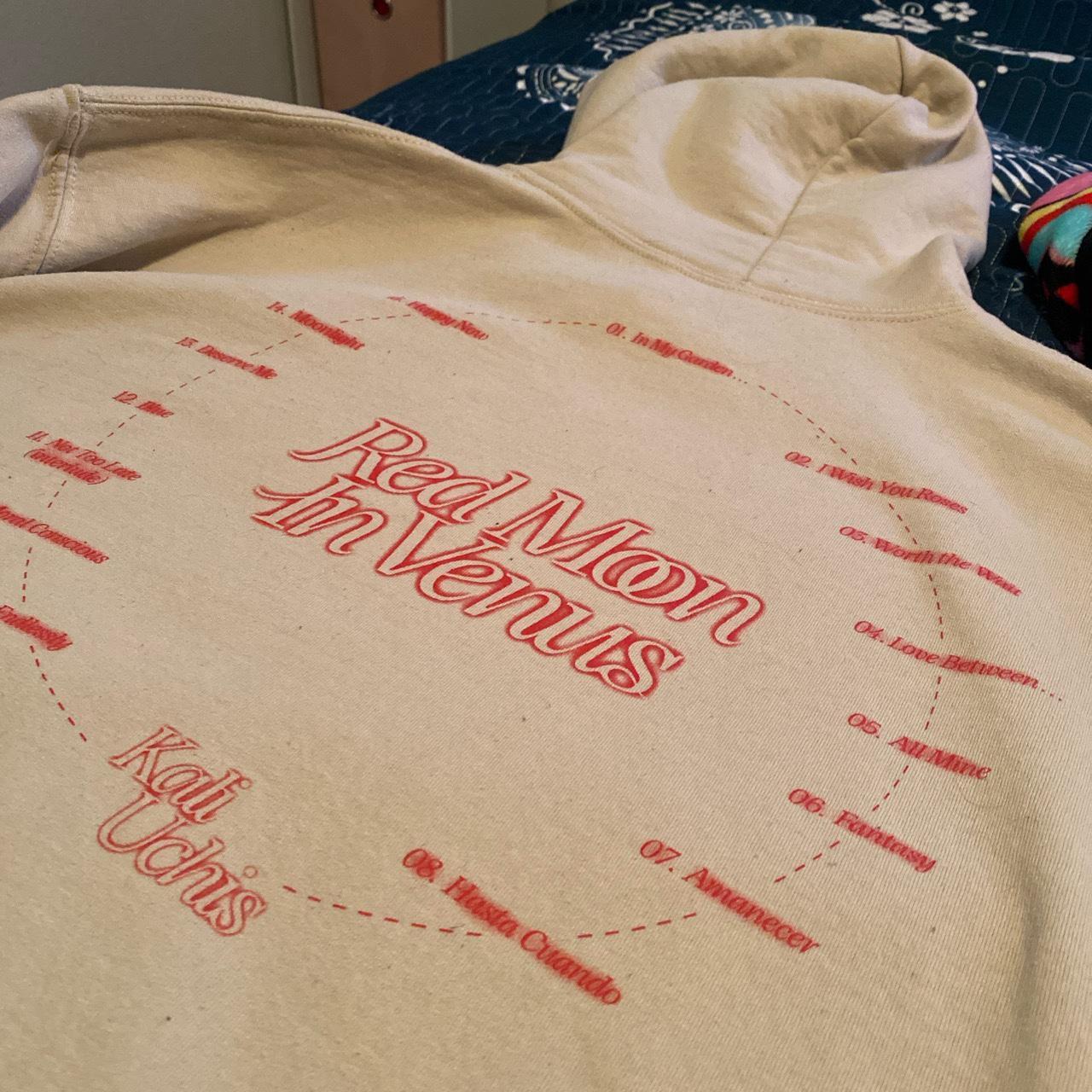 Kali Uchis Red Moonlight In Venus hoodie merch great... - Depop